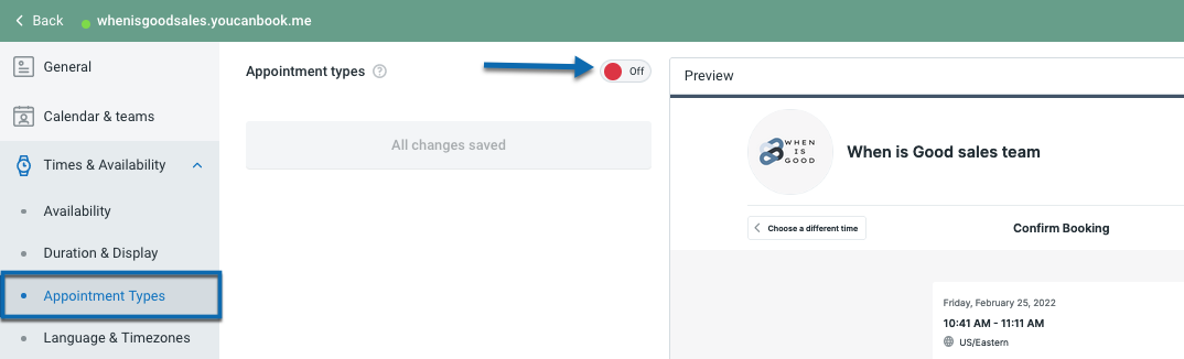 Offer multiple length appointments on a single booking page – YouCanBookMe
