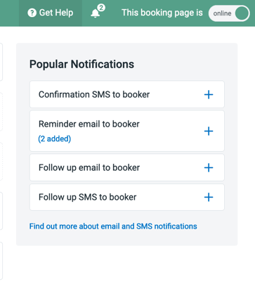 Explore popular notification templates – YouCanBookMe