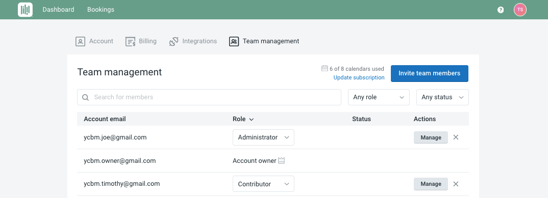 Apply templates to booking pages – YouCanBookMe