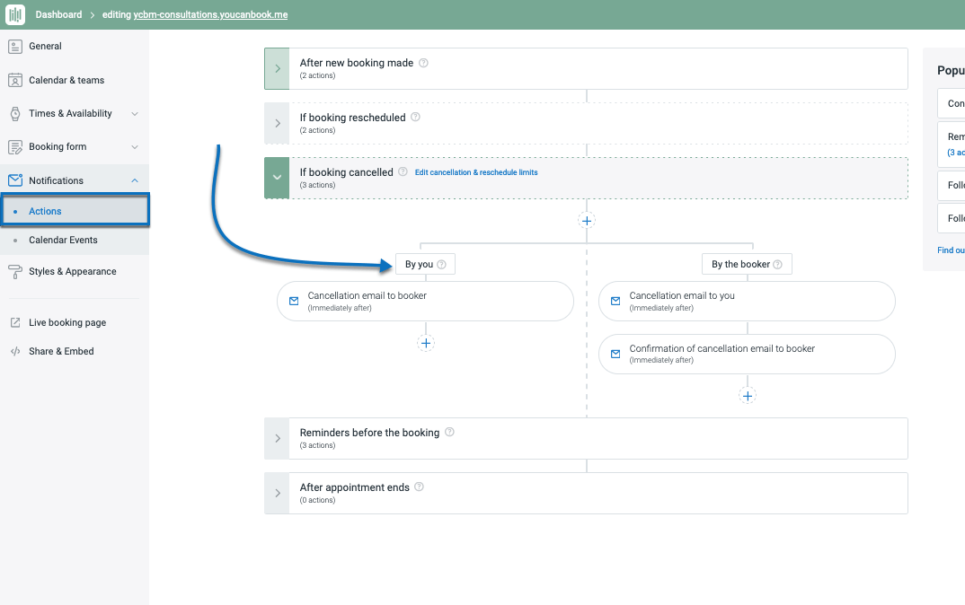 Why is a booking marked as cancelled? – YouCanBookMe