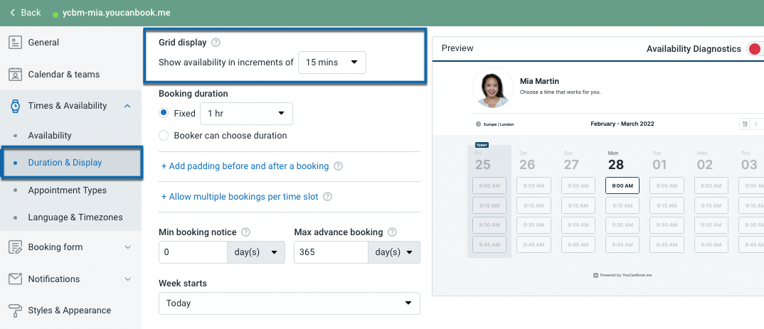 Troubleshooting Calendar Managed Availability – YouCanBookMe