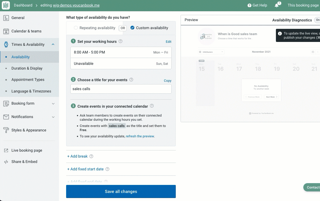 Manage a team across multiple timezones – YouCanBookMe