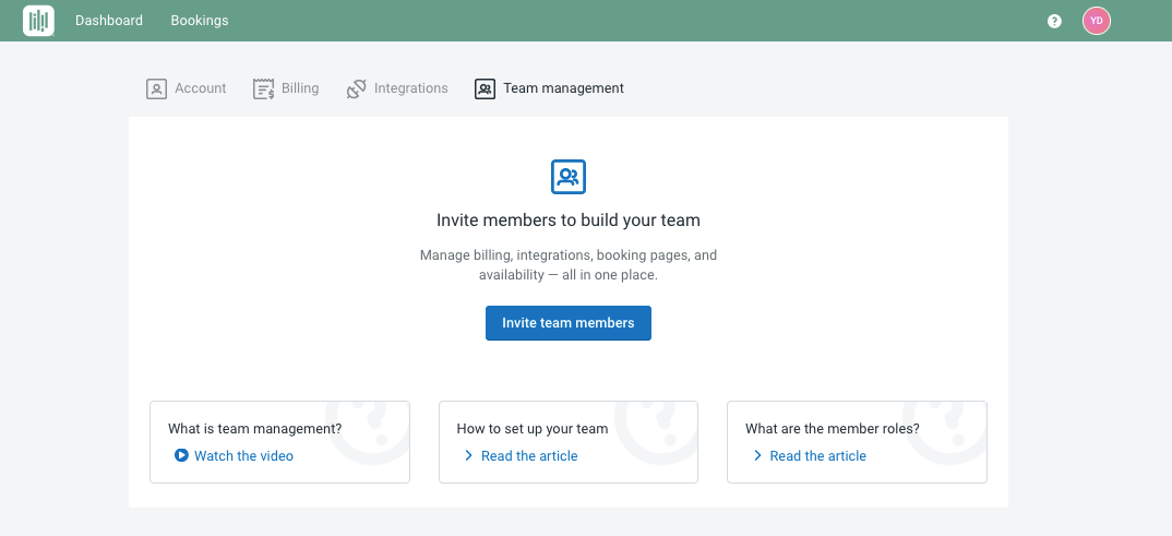 Start up guide for Teams – YouCanBookMe