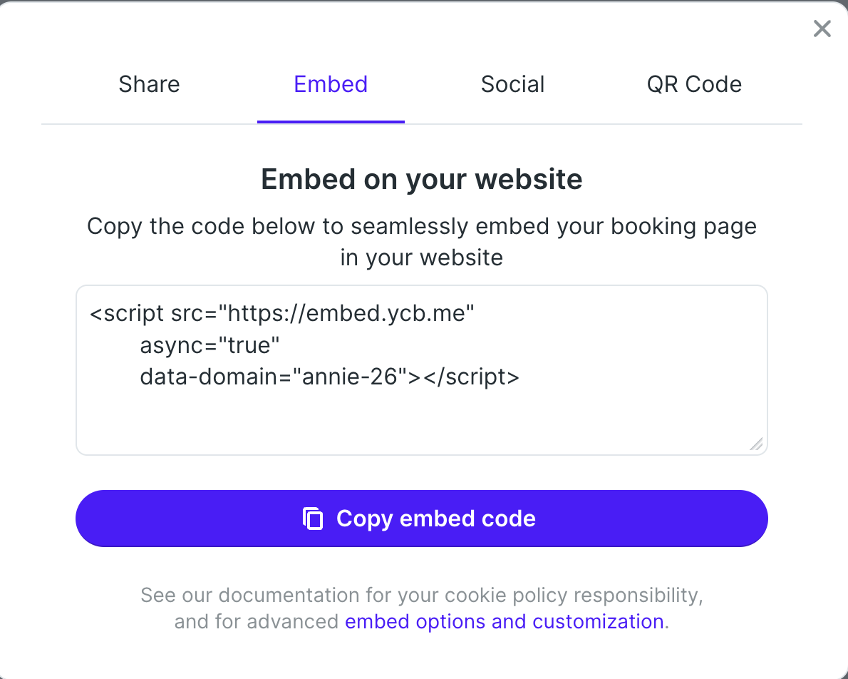 How do I share my booking page online? – YouCanBookMe