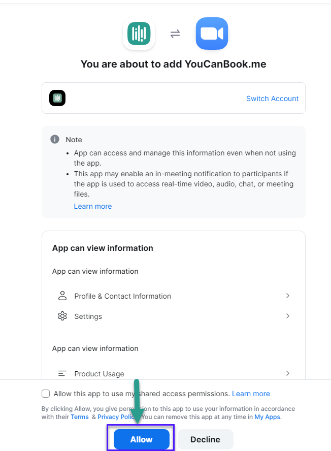 Integrate your Zoom account with YouCanBookMe – YouCanBookMe Help Center