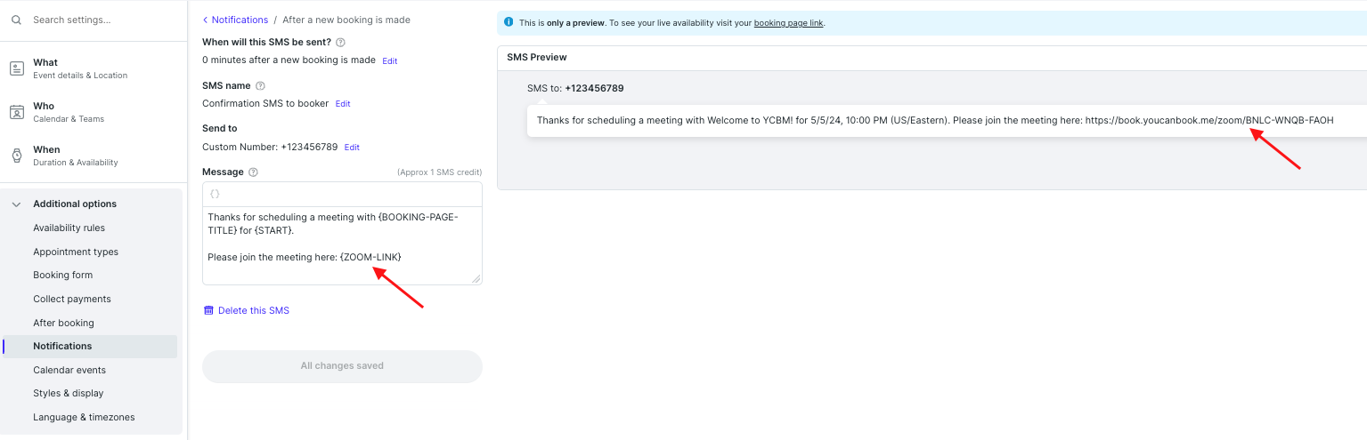 Share your unique video conferencing links – YouCanBookMe Help Center