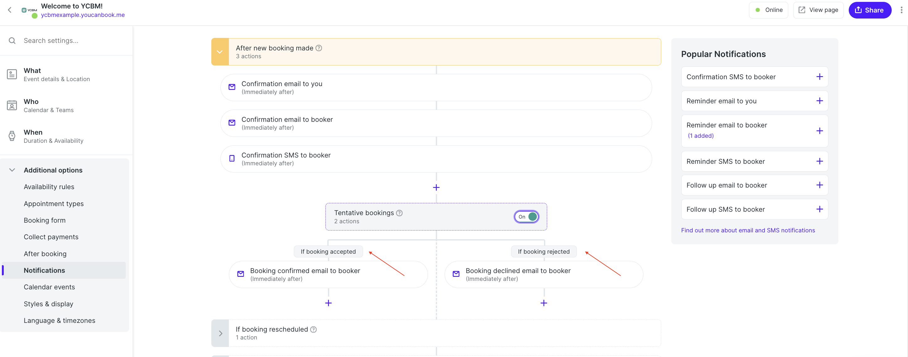Accept or reject booking requests – YouCanBookMe Help Center